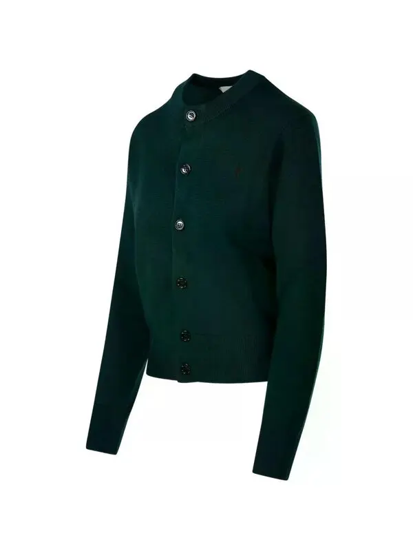 AMI Paris De Coeur Button-up Cardigan