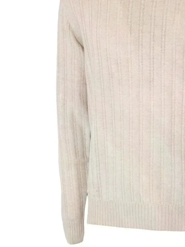 CRUCIANI Ribbed-knit Crew-neck Sweater