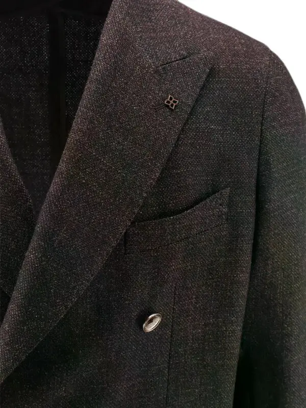 Tagliatore Double-breasted Peaked-lapel Blazer