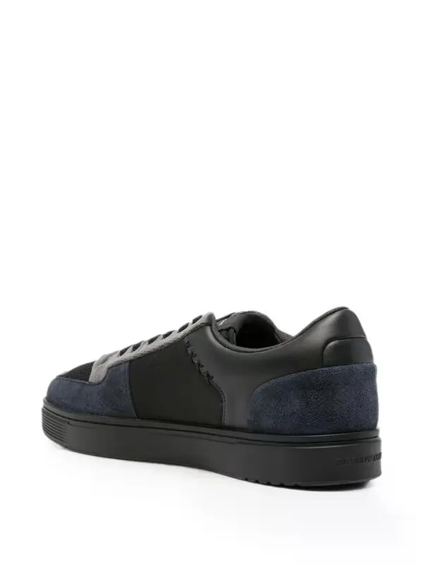 Emporio Armani Panelled Lace-up Sneakers