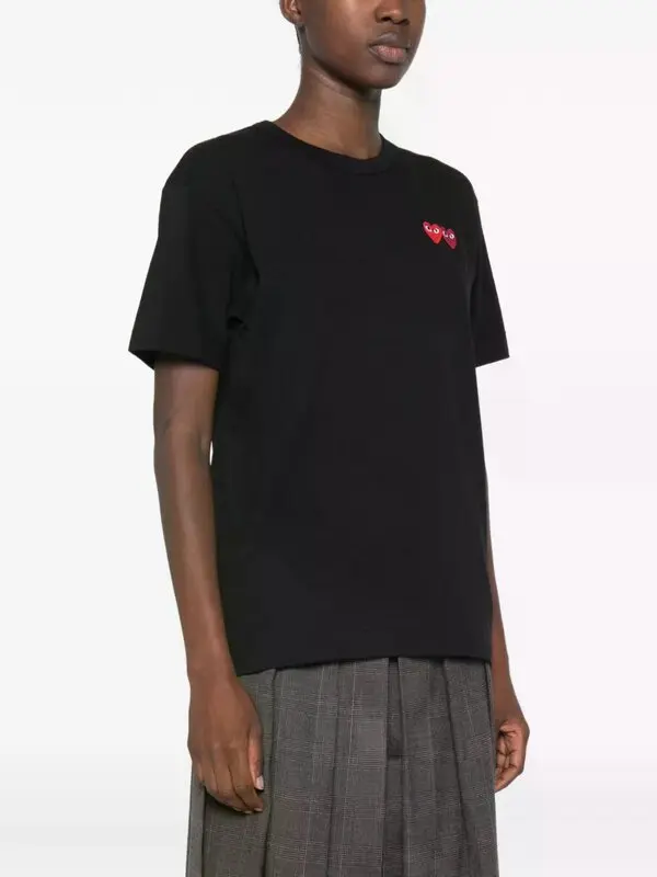 Play Comme Des Garcon Heart Patch T-shirt
