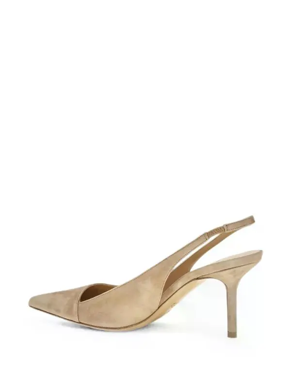 FRANCESCO RUSSO Pointed-toe Slingback Pumps