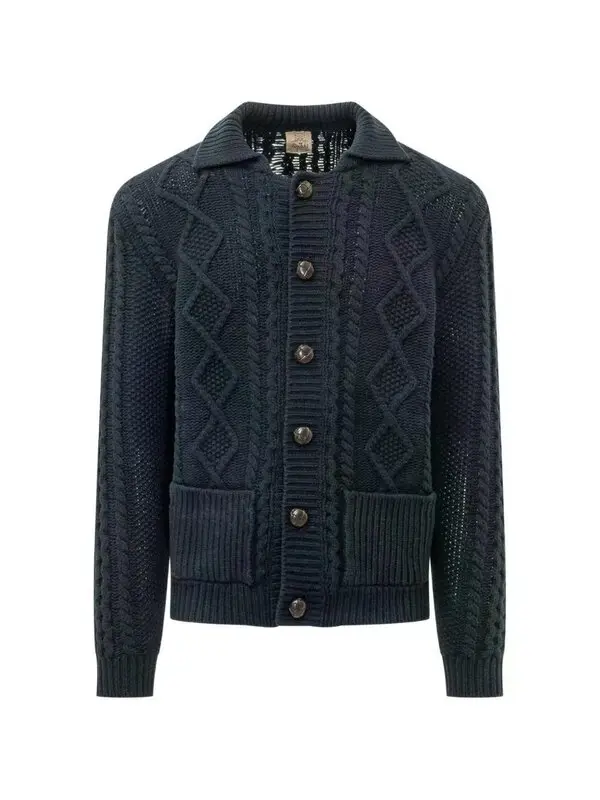 RAKKI Aran Cable-knit Cardigan