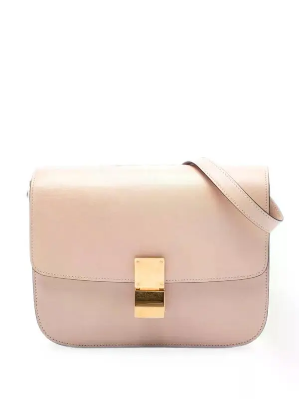 Celine Medium Calfskin Classic Box Crossbody Bag - Pink