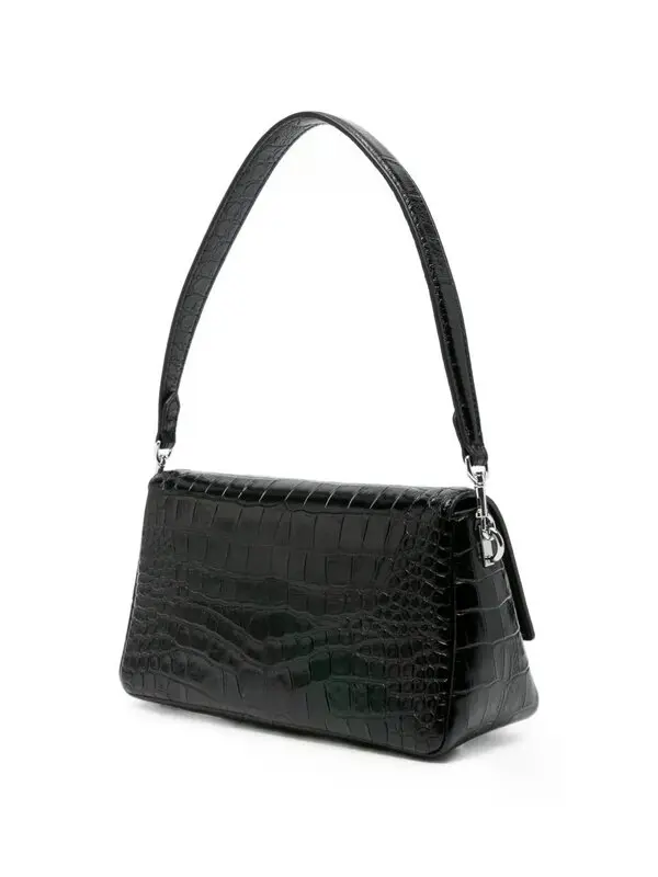 Tory Burch Charlie Croc-embossed Shoulder Bag