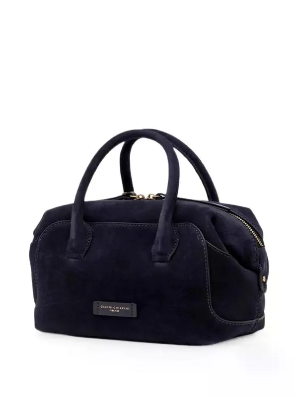 GIANNI CHIARINI Gemma Suede-finish Logo-plaque Tote Bag