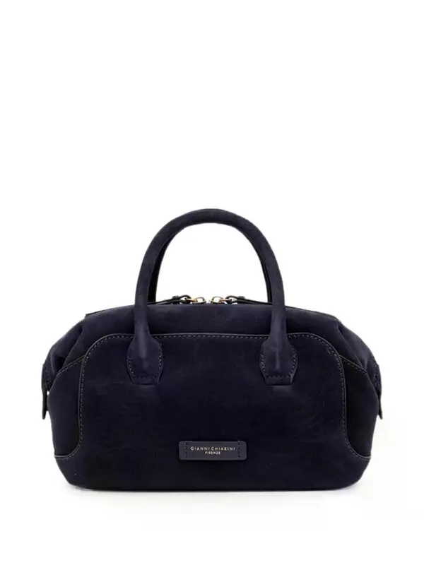 GIANNI CHIARINI Gemma Suede-finish Logo-plaque Tote Bag