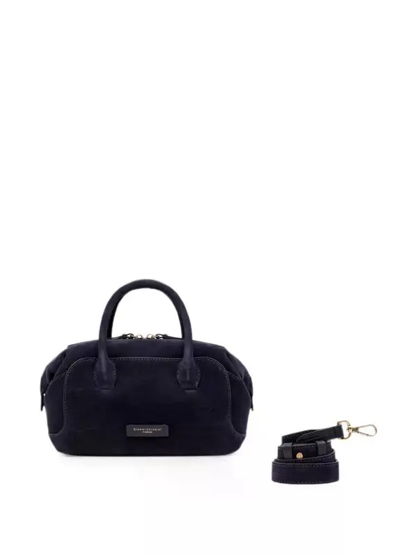 GIANNI CHIARINI Gemma Suede-finish Logo-plaque Tote Bag