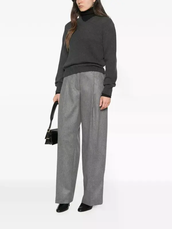 THELATEST Pleated Wide-leg Trousers