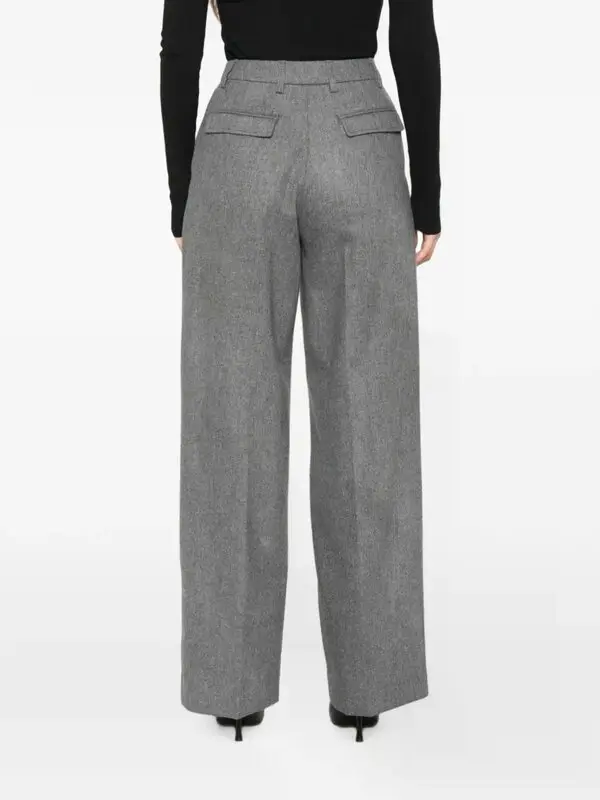 THELATEST Pleated Wide-leg Trousers