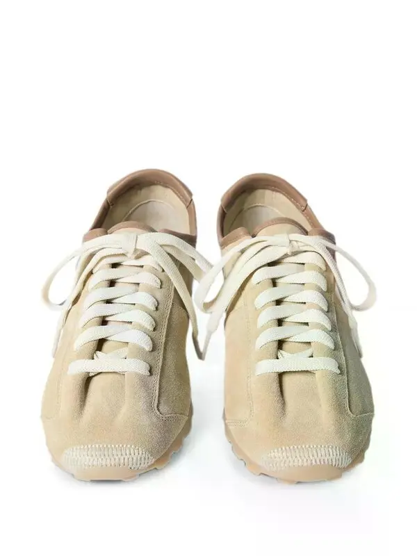 Jacquemus Suede Tennis Sneakers With Espadrille Inspiration