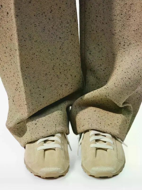 Jacquemus Suede Tennis Sneakers With Espadrille Inspiration