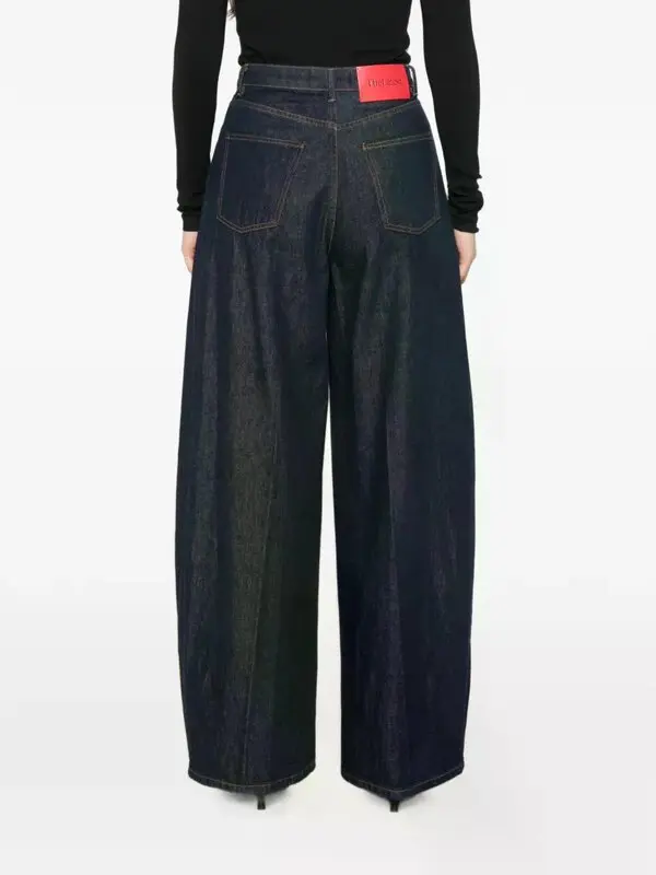THELATEST Pleated Detail Wide-leg Jeans