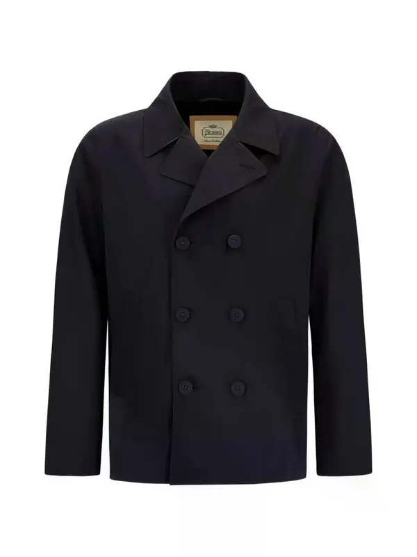 Herno Double-breasted Peacoat