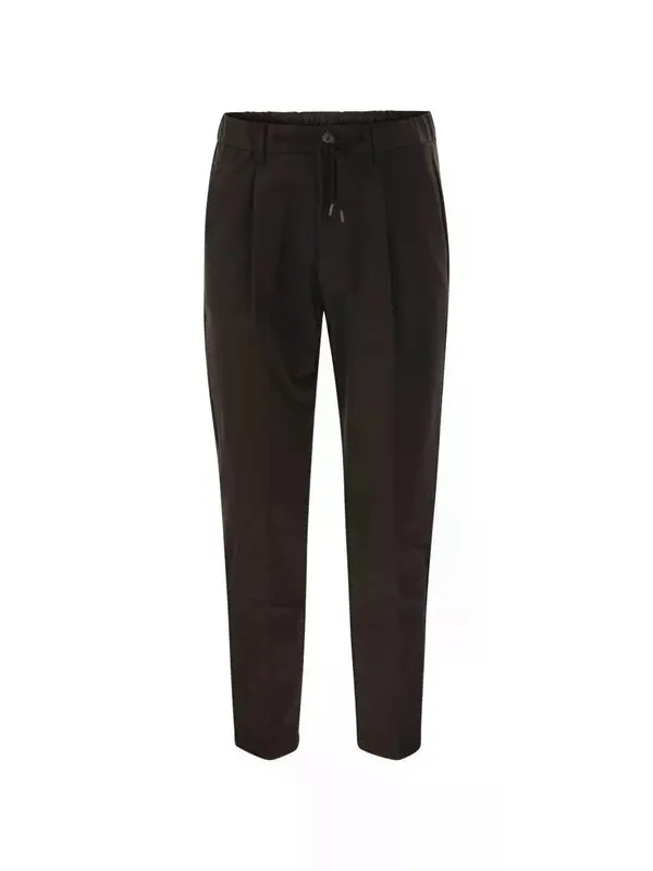 Herno Drawstring-waist Tapered Trousers