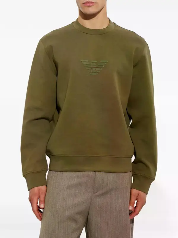 Emporio Armani Sweatshirt Essential In Cotton Double Jersey
