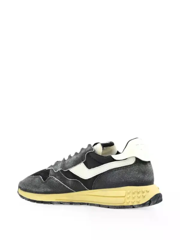 AUTRY Reelwind Low Sneakers In Nylon And Suede - Black