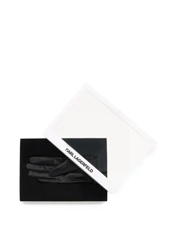 Karl Lagerfeld K/autograph Suede Gloves