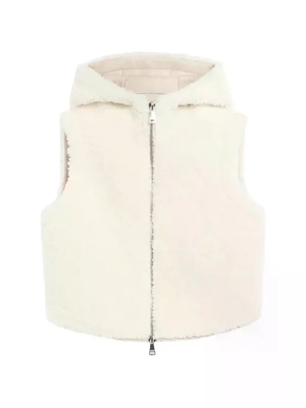 Ermanno Scervino Reversible Hooded Gilet - Neutrals