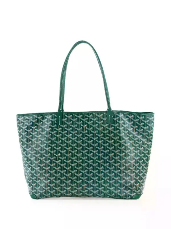 Goyard Artois Tote Coated Canvas Mm Shoulder Bag - Green