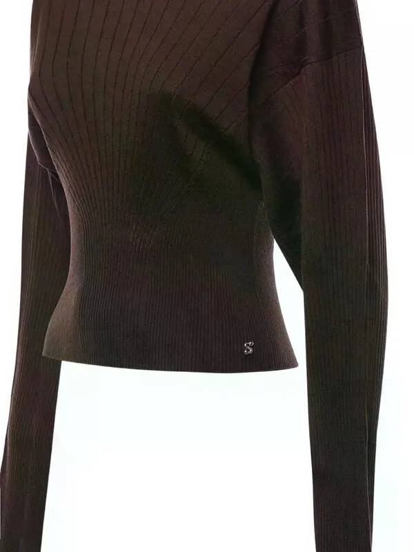 Sportmax Ribbed Virgin Wool Jumper