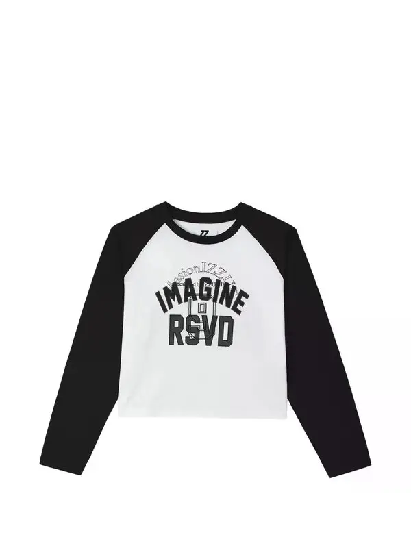Izzue Slogan-print Raglan-sleeved T-shirt