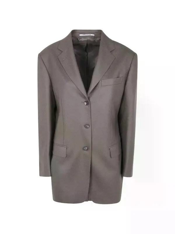 Tagliatore Twill Single-breasted Blazer