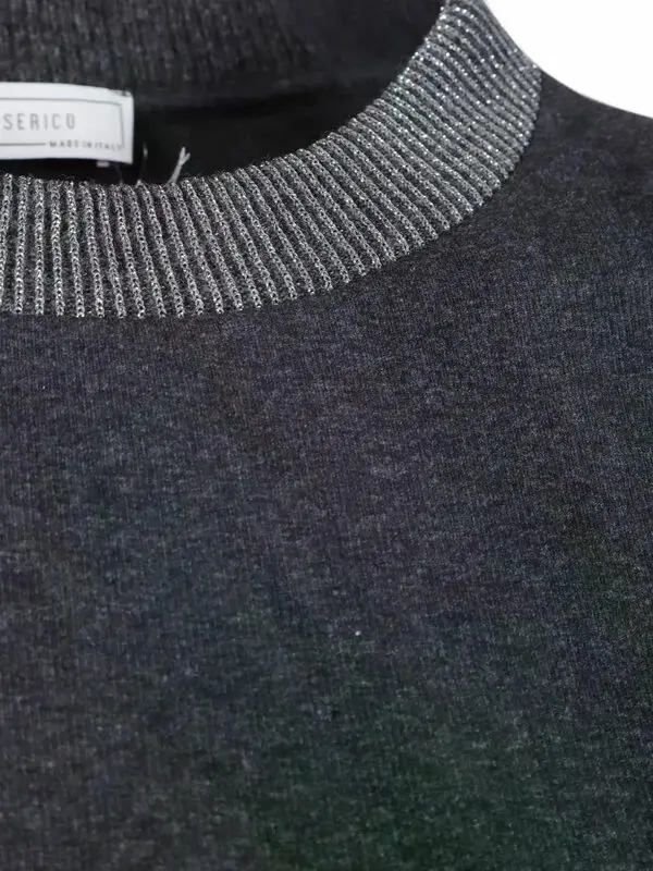 Peserico Crew-neck Long-sleeve T-shirt - Grey