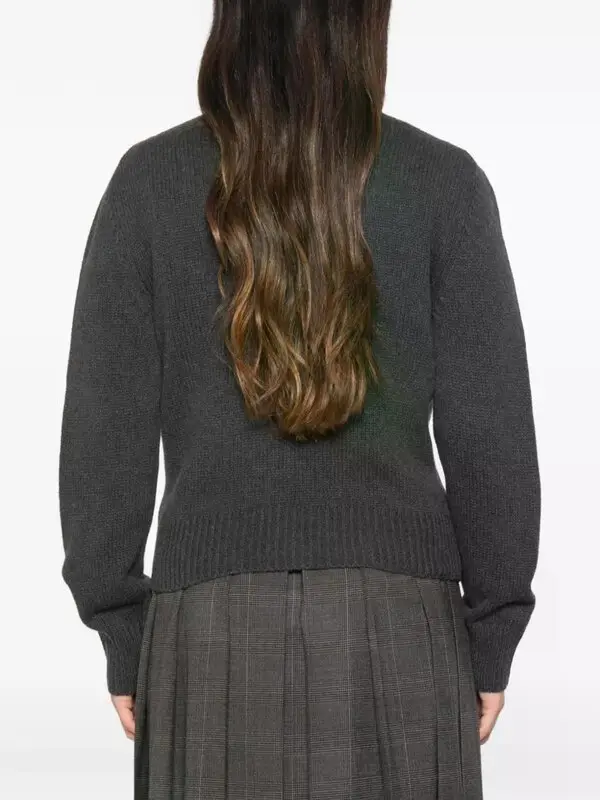 A.p.c. V-neck Ribbed Sweater