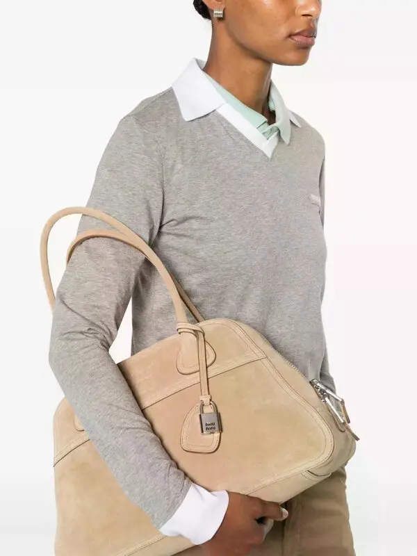 Miu Miu Vivant Suede Bag