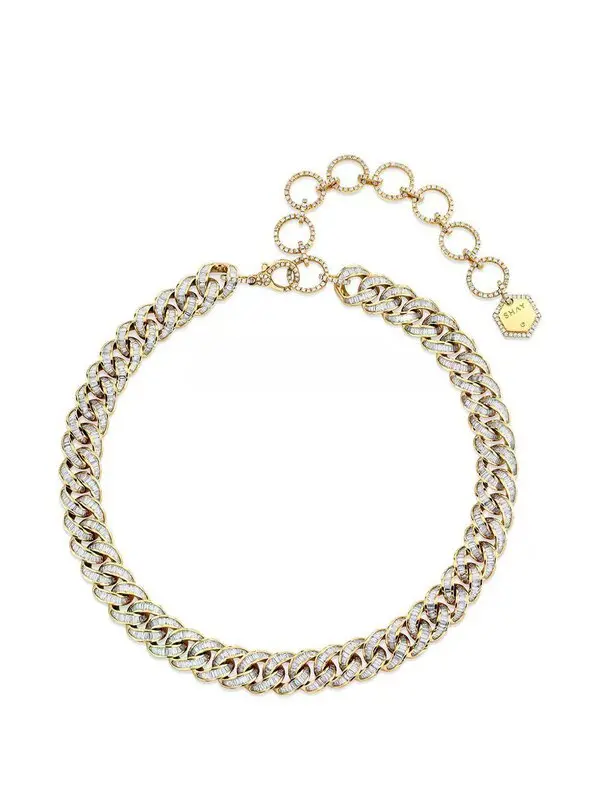Shay Diamond Link Necklace - Gold