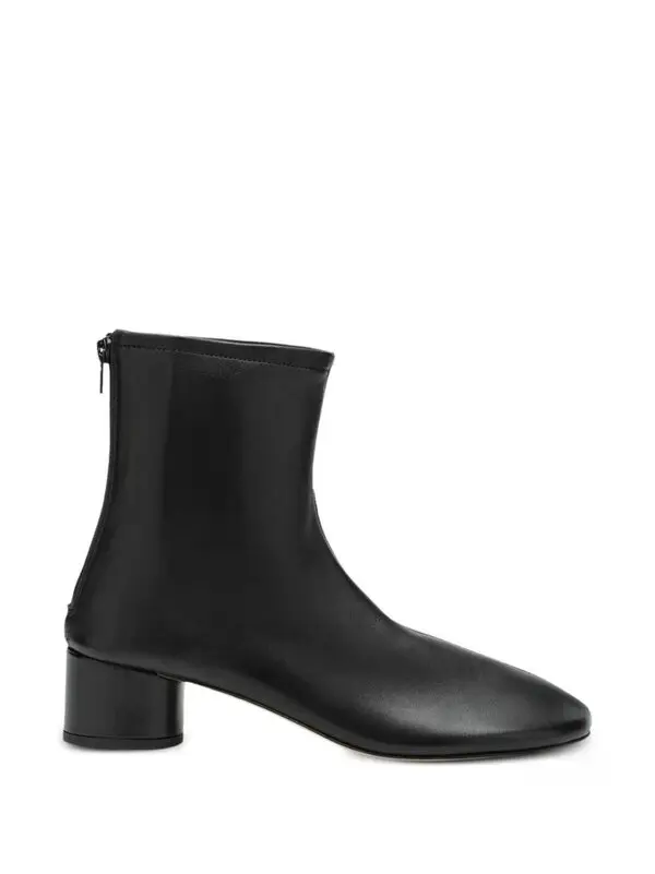 Dear Frances Harlie Rear-zip Ankle Boots - Black