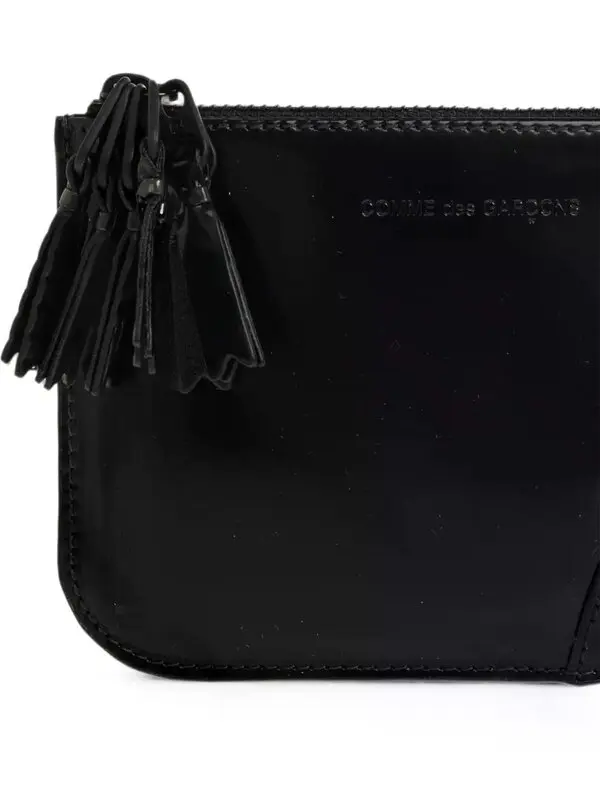Comme Des Garçons Zipper Medley Tassel-detail Leather Wallet
