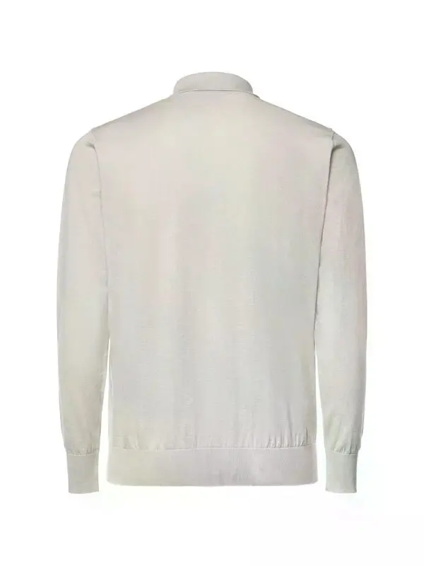 Eleventy Button-fastening Knitted Sweater - Neutrals