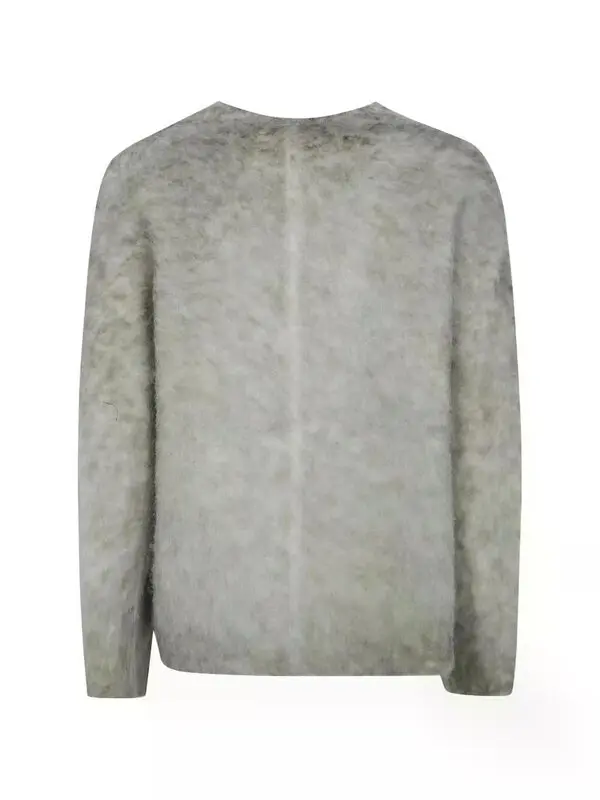 Avant Toi Alpaca Oversized Jacket - Grey