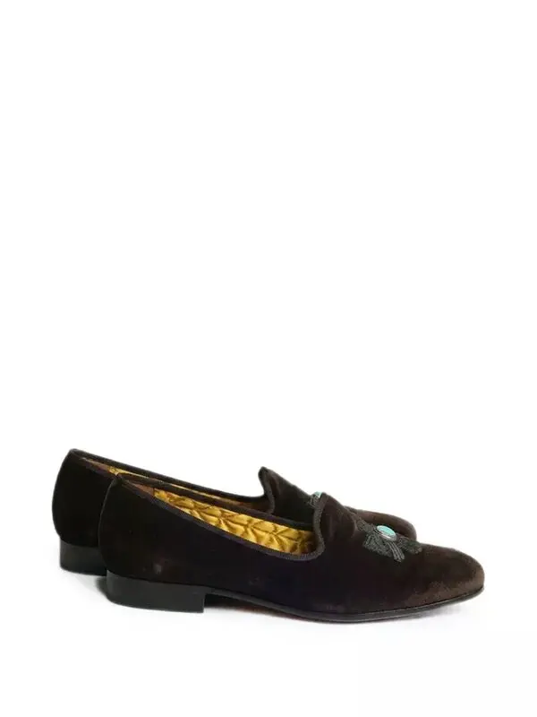 FORTELA Broadway Thunderbird Embroidered Loafers