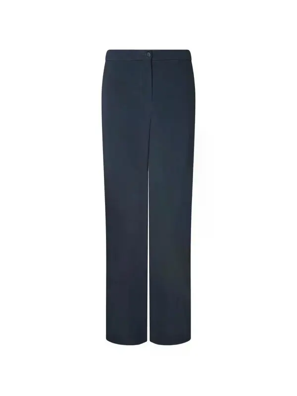 Emporio Armani Ribbed-knit Trousers - Blue