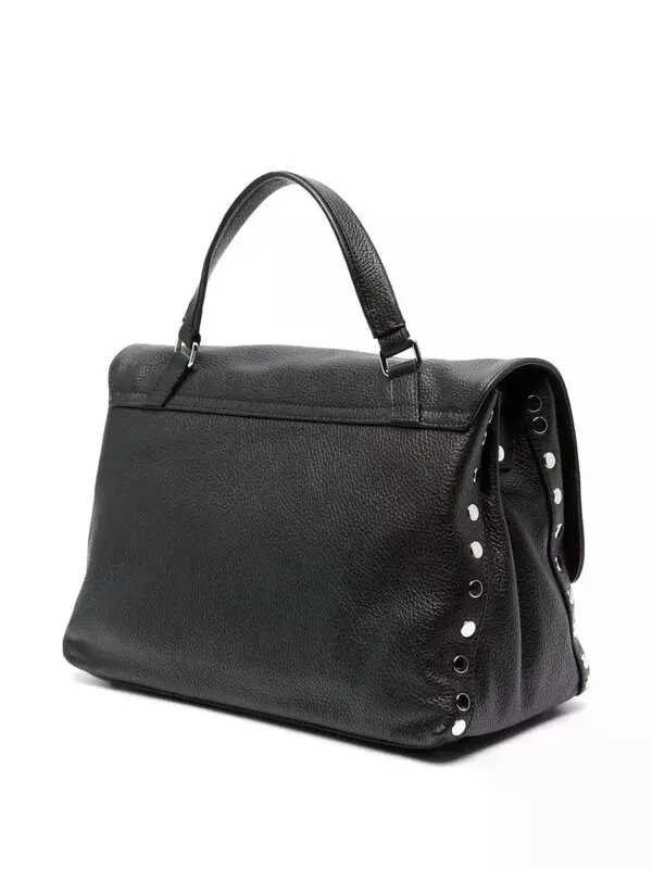 ZANELLATO Postina Leather Tote Bag - Black