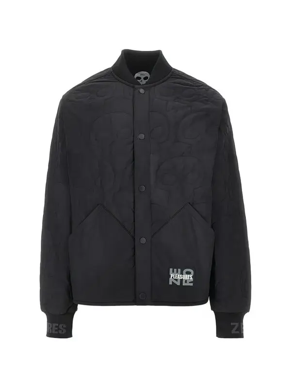 PLEASURES Thomas Quilted Skull Jacket