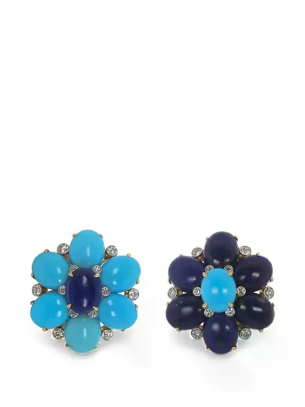 ALETTO BROTHERS Fioretta Turquoise And Lapis Earrings
