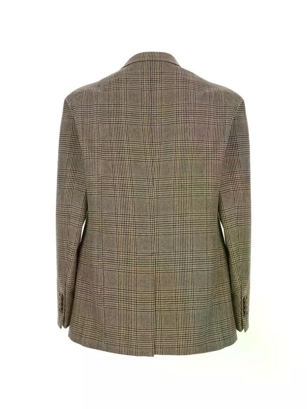 Tagliatore New York Check-pattern Notched-lapels Blazer