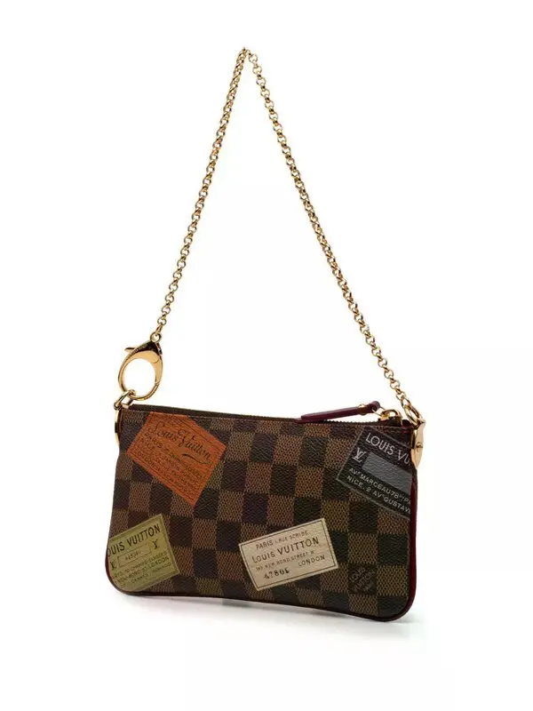 LOUIS VUITTON Damier Ebene Pochette Milla Mm Shoulder Bag