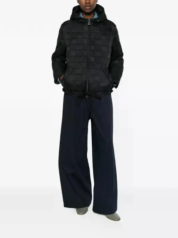 BETTY BARCLAY Quilted-design Hooded Jacket