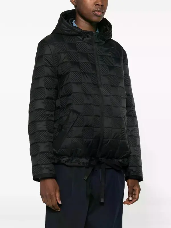 BETTY BARCLAY Quilted-design Hooded Jacket