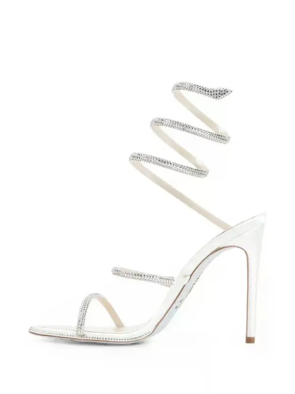 Rene Caovilla Cleo Crystal-embellished Stiletto Sandals