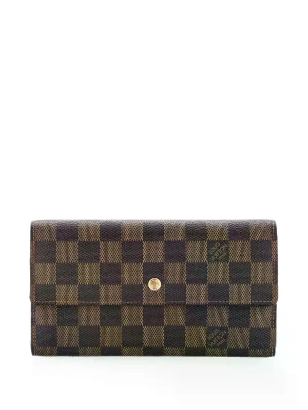 LOUIS VUITTON Sarah Wallet Damier Compact Small Wallets