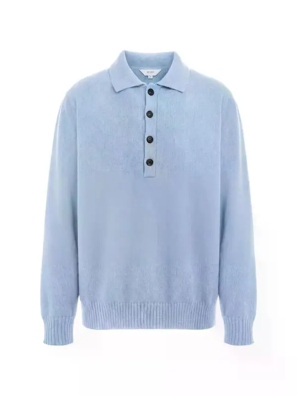 Malo Cashmere Button-up Polo