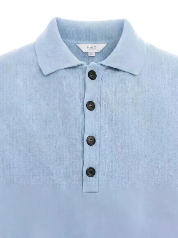 Malo Cashmere Button-up Polo