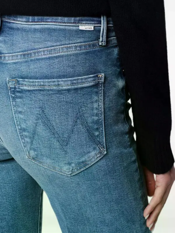 MOTHER The Kick It Faded-effect Jeans