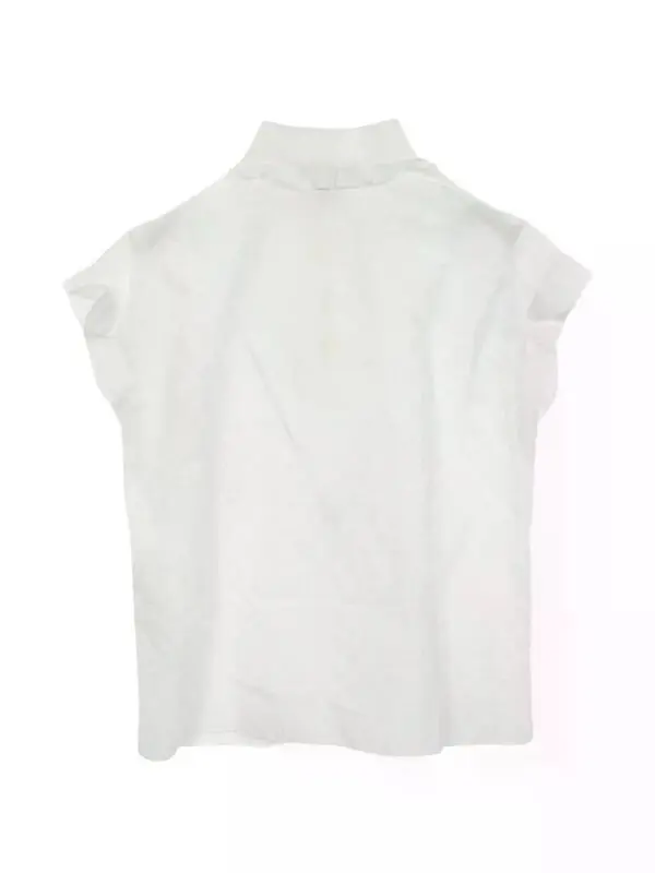 LOUIS VUITTON 2010s Monogram-detail Blouse - White